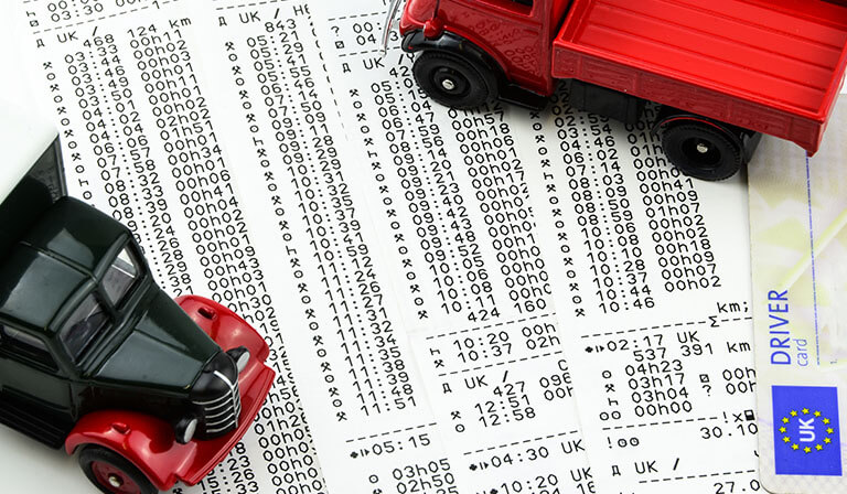 How to read digital tachograph printouts